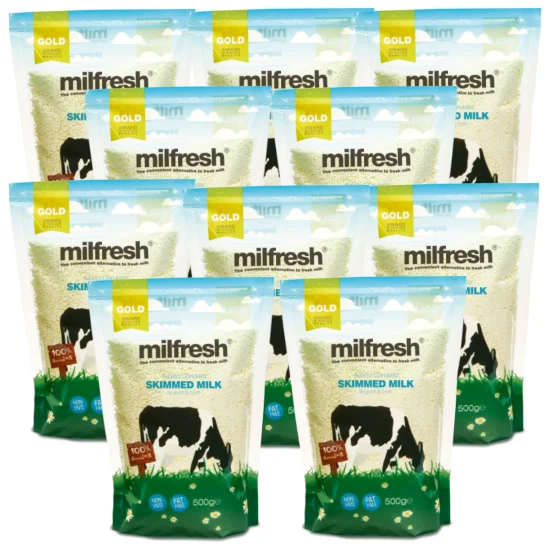 Milfresh Gold Skimmed Milk Granules | 100% Skimmed Milk | Fat free | No ...
