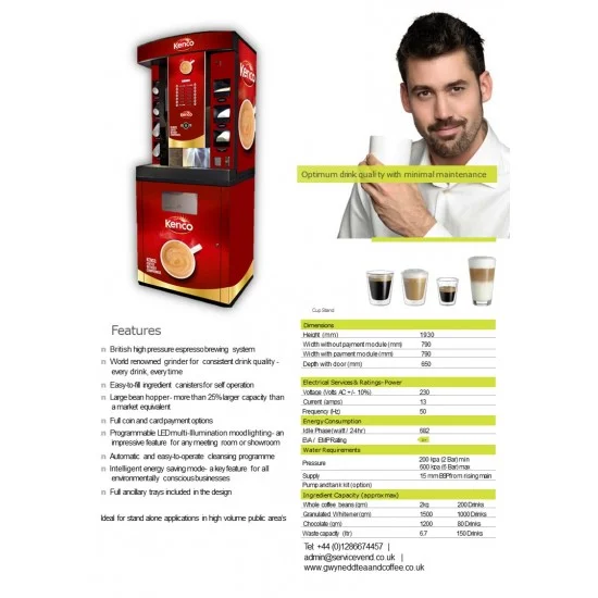 Buy Darenth MJS Coffee Vending Machine - Coffee Club - Inc.VAT & Delivery